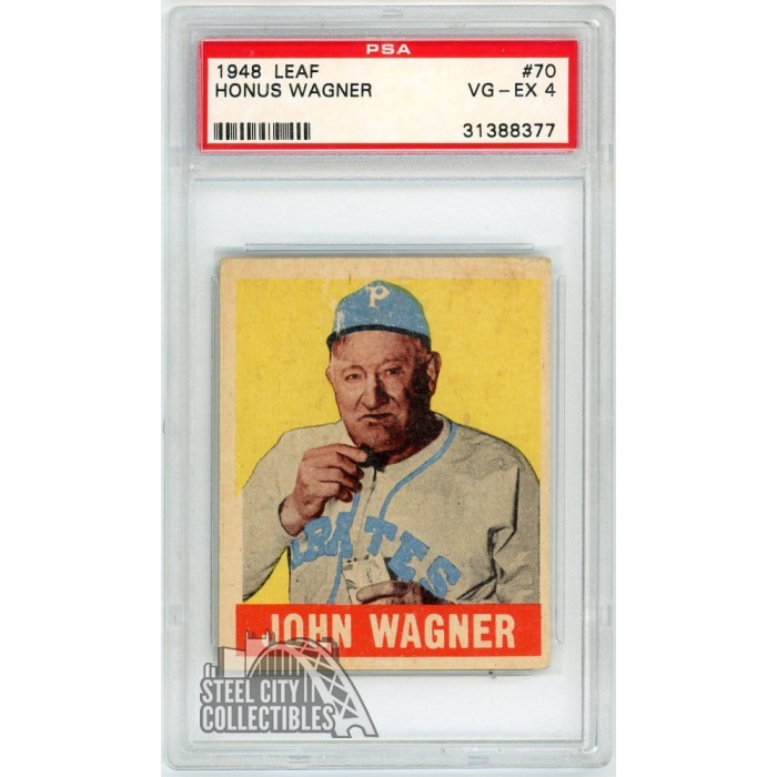 Honus Wagner 1948 Leaf Baseball Card #70 PSA 4 | Steel City Collectibles