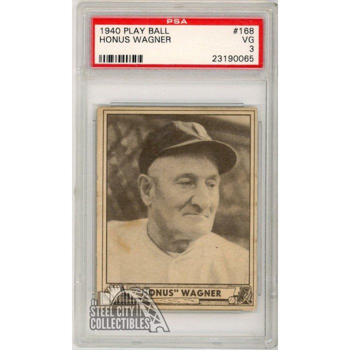 Honus Wagner 1940 Play Ball Card #168 PSA 3 VG | Steel City Collectibles