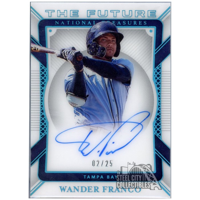 Wander Franco 2021 Panini National Treasures The Future Autograph ...