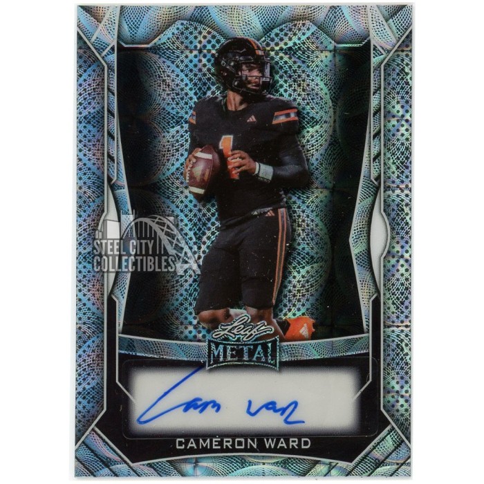 Cameron Cam Ward 2025 Leaf Metal Scope Rookie Autograph #MA-CW2 66/75 ...