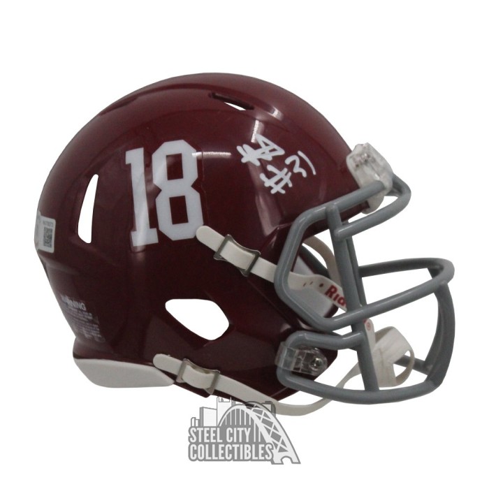 Will Anderson Jr Autographed Alabama Speed Mini Football Helmet - BAS ...