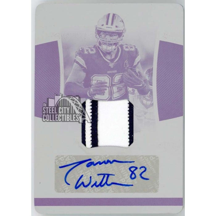 Jason Witten 2019 Panini National Treasures Patch Autograph Printing ...