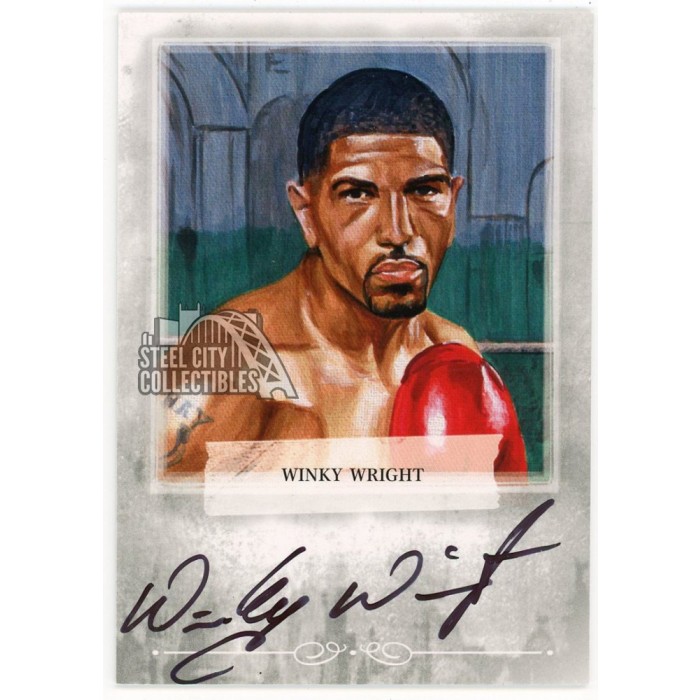 Winky Wright 2010 Ringside Round 2 Boxing Autograph Card #A-WW1 | Steel ...