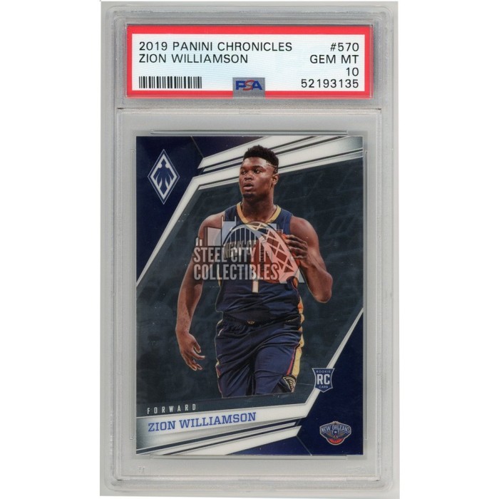 Zion Williamson 2019-20 Panini Chronicles Phoenix Rookie Card #570 PSA ...