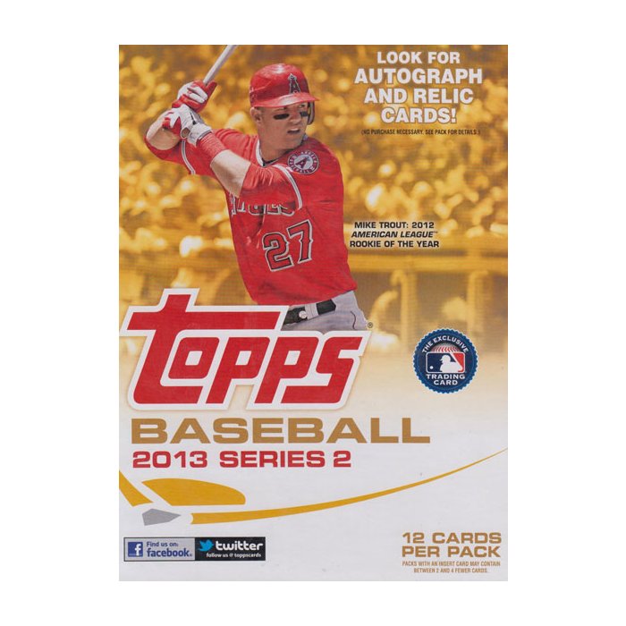 2013 Topps Series 2 Baseball 36ct Gravity Feed Box | Steel City ...