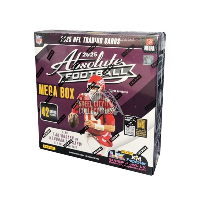 2025 Panini Absolute Football Mega Box (Black Parallels) | Steel City ...