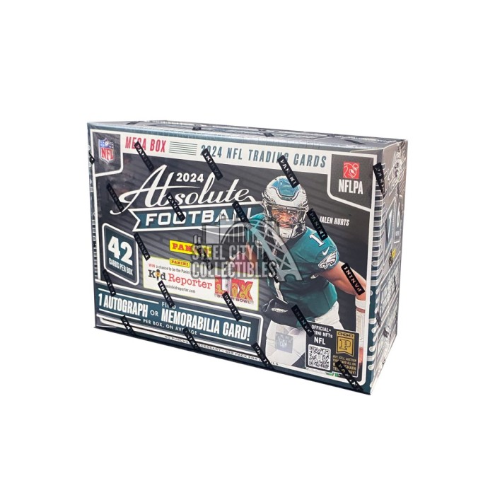 2024 Panini Absolute Football Hobby Mega Box | Steel City Collectibles