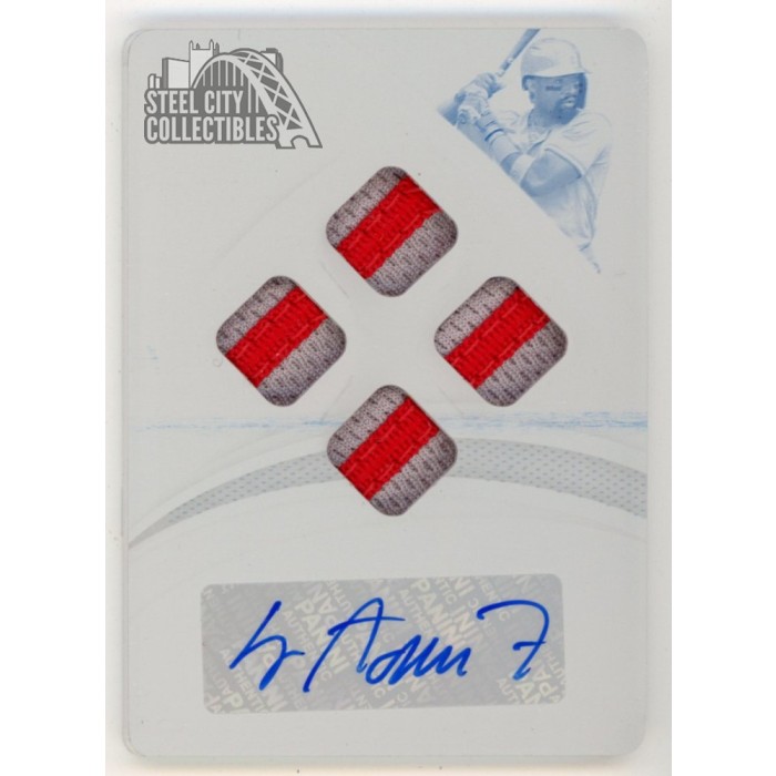 Jo Adell 2021 Panini Immaculate Autograph Quad Patch Rookie Printing ...