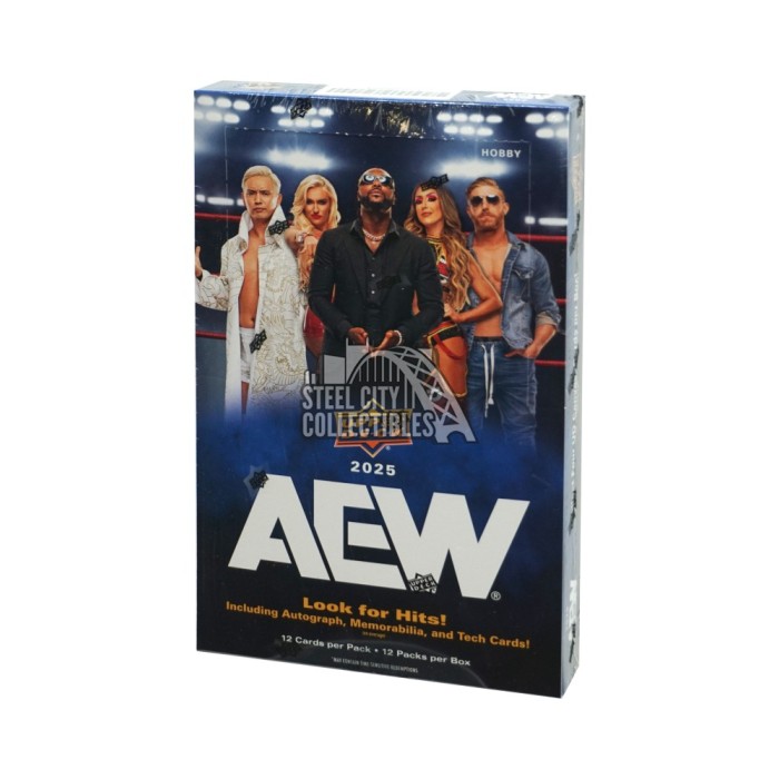 2025 Upper Deck AEW Wrestling Hobby Box | Steel City Collectibles