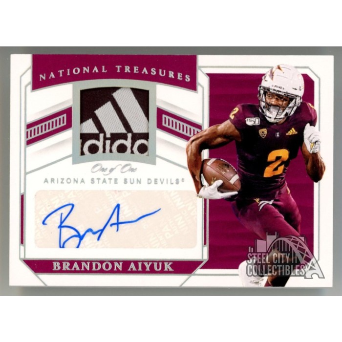 Brandon Aiyuk 2020 Panini National Treasures Collegiate Autograph ...