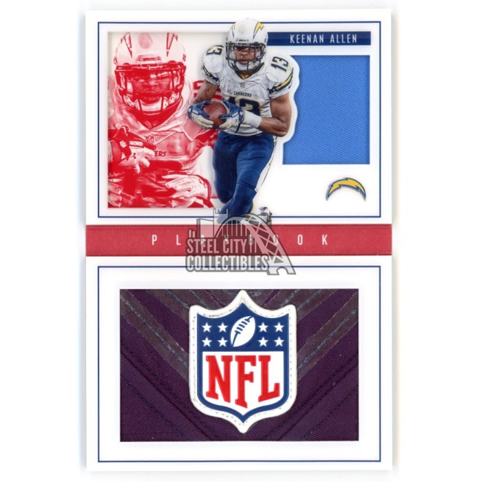 Keenan Allen 2015 Panini Playbook NFL Shield Logo Patch Booklet Card 1/ ...