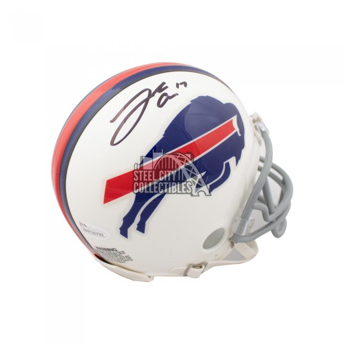Josh Allen Autographed Buffalo Bills Mini Football Helmet - JSA COA ...
