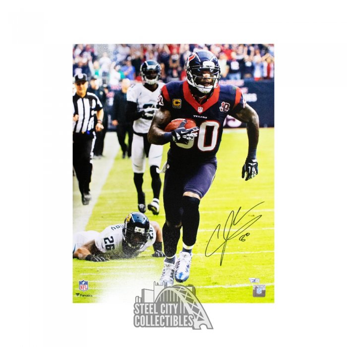 Andre Johnson Autographed Houston Texans 16x20 Photo - Fanatics | Steel ...