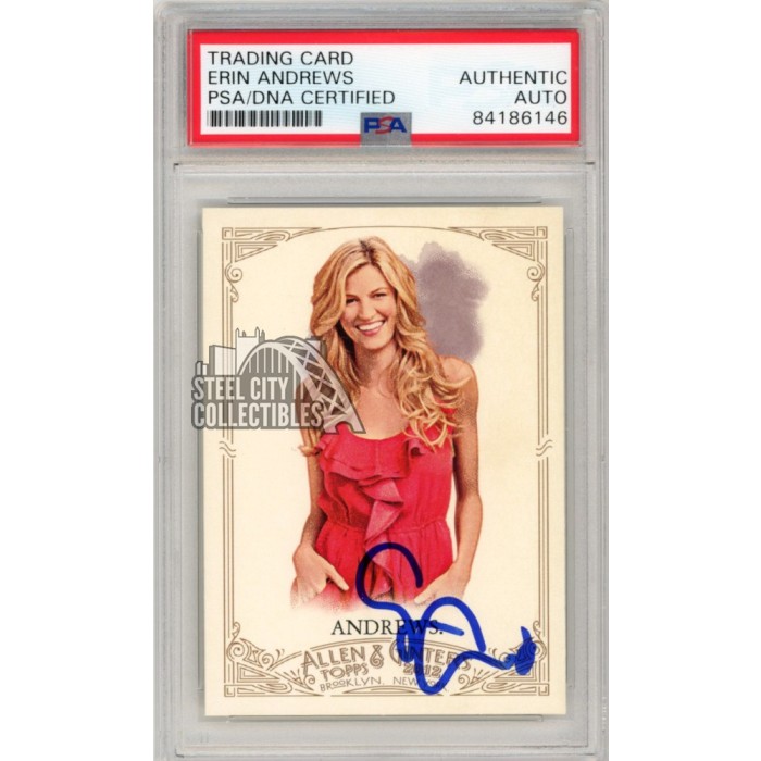Erin Andrews 2012 Topps Allen & Ginter Autograph Card #75 PSA/DNA ...