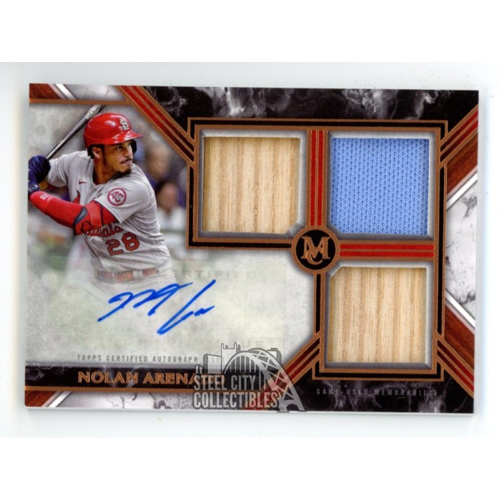 Nolan Arenado 2022 Topps Museum Autograph Relic Card #SWTRA-NA 25/25 ...