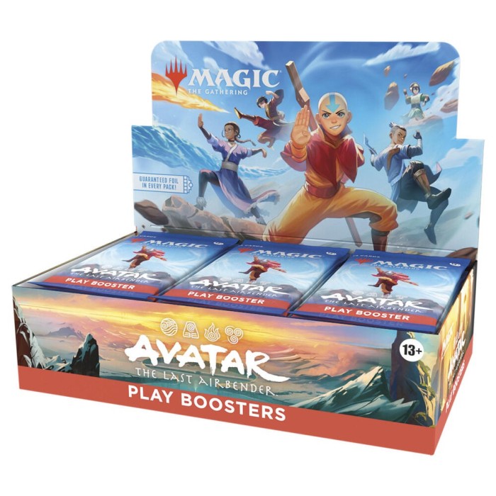 Magic the Gathering Avatar the Last Airbender Play Booster Box | Steel ...