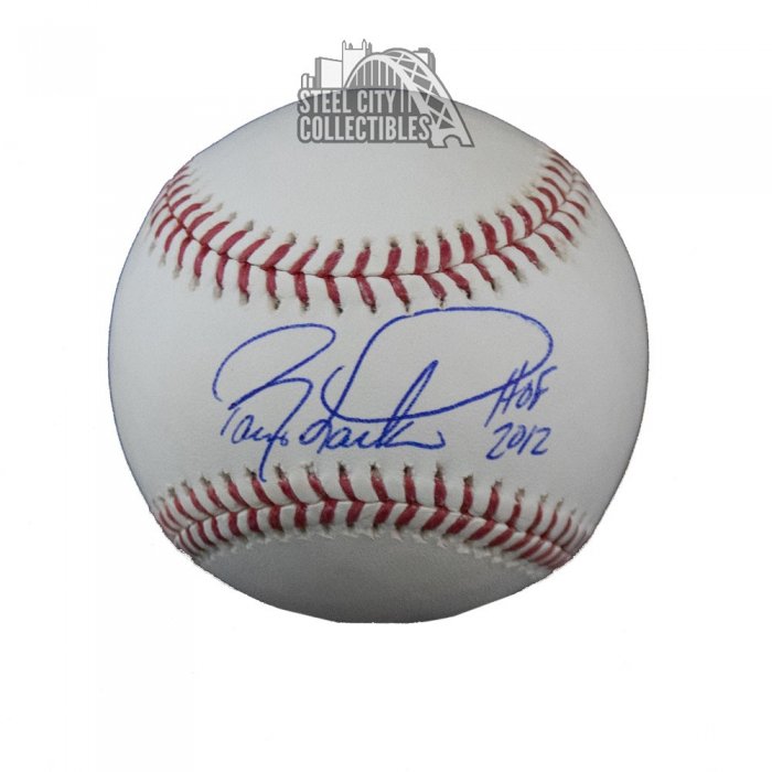 Barry Larkin Autographed Official MLB Baseball HOF 2012 - BAS COA ...