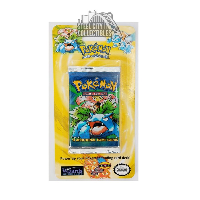 Pokemon Base Set Blister Pack | Steel City Collectibles