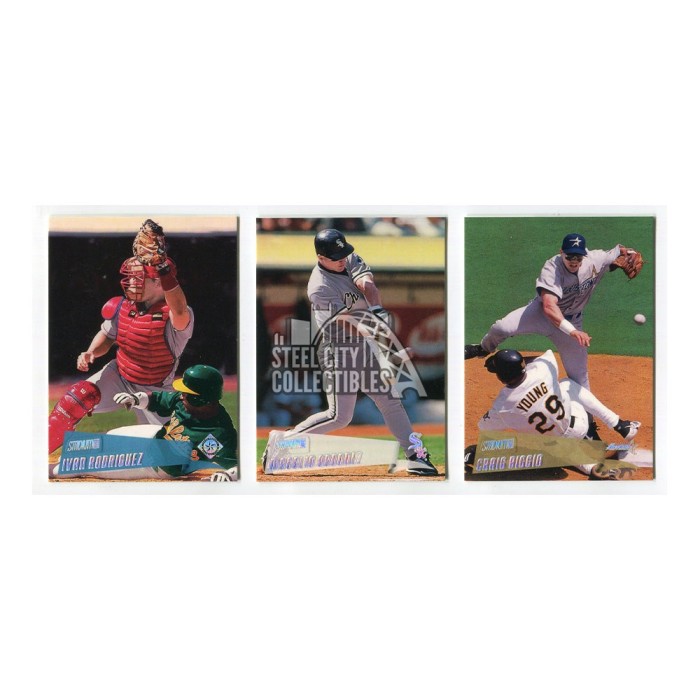 2000 Topps Stadium Club Baseball Sealed 3-Card Promo 10-Pack Lot ...