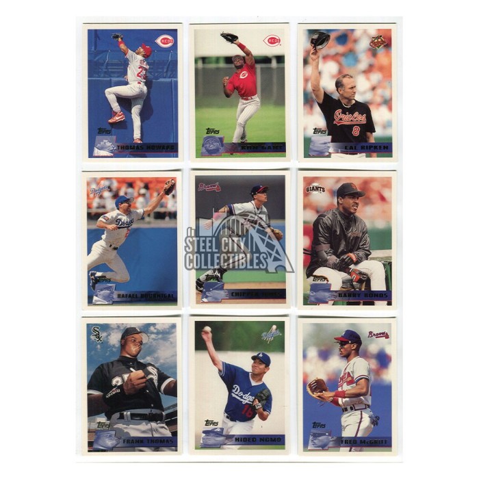 1996 Topps Baseball Sealed 9-Card Promo Pack | Steel City Collectibles