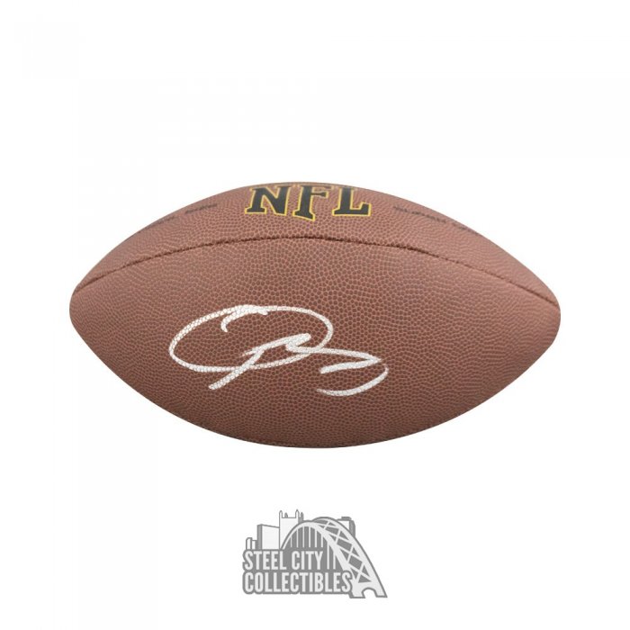 Odell Beckham Jr Autographed Wilson Football - BAS COA | Steel City ...