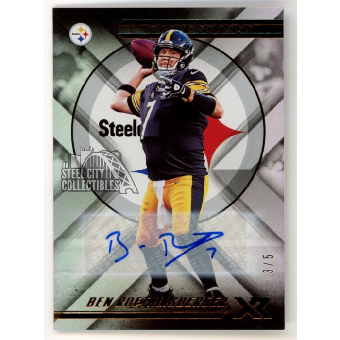 Ben Roethlisberger 2018 Panini XR Autograph Card #22 3/5 | Steel City ...