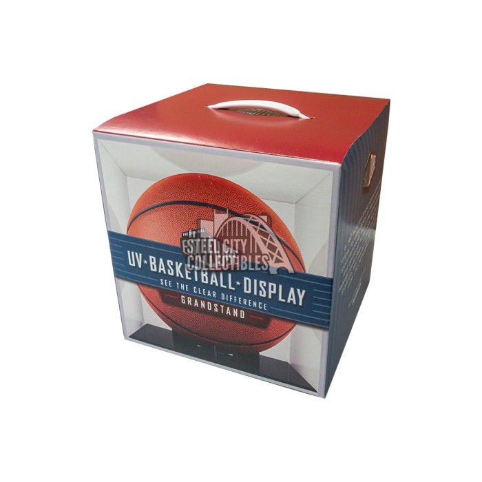 The Original BallQube UV Basketball Grandstand Display Box | Steel City ...