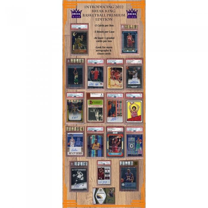 2021-22 Break King Basketball Premium Edition 3-Box Case Draft Style ...