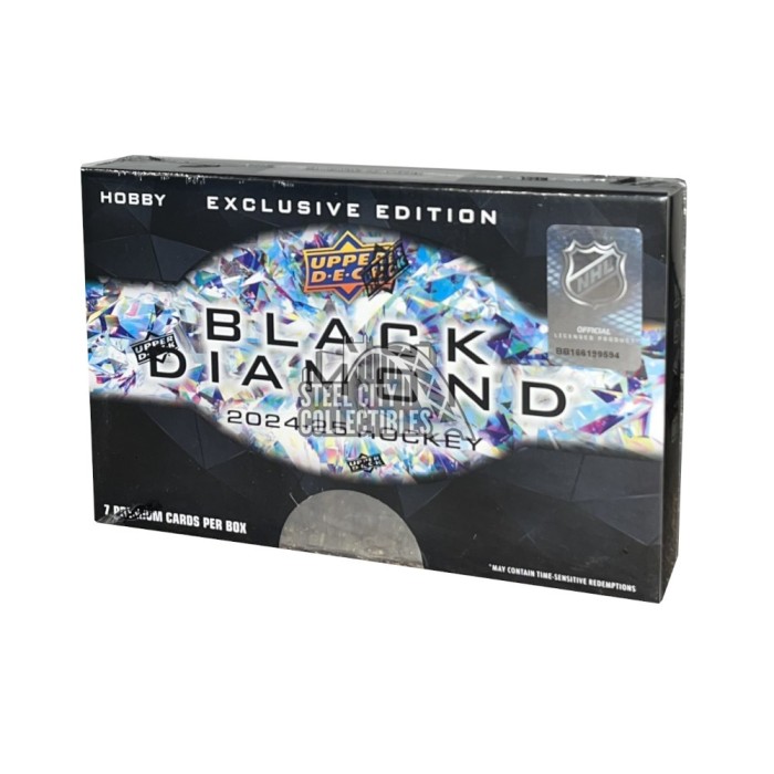 2024-25 Upper Deck Black Diamond Hockey Hobby Box - CDD Edition | Steel ...