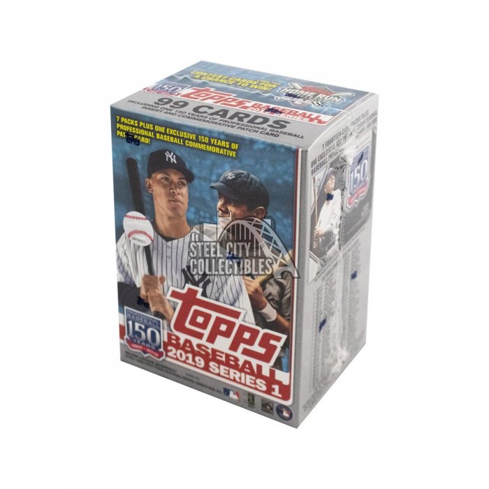 2019 Topps Series 1 Baseball 7ct Blaster Box | Steel City Collectibles