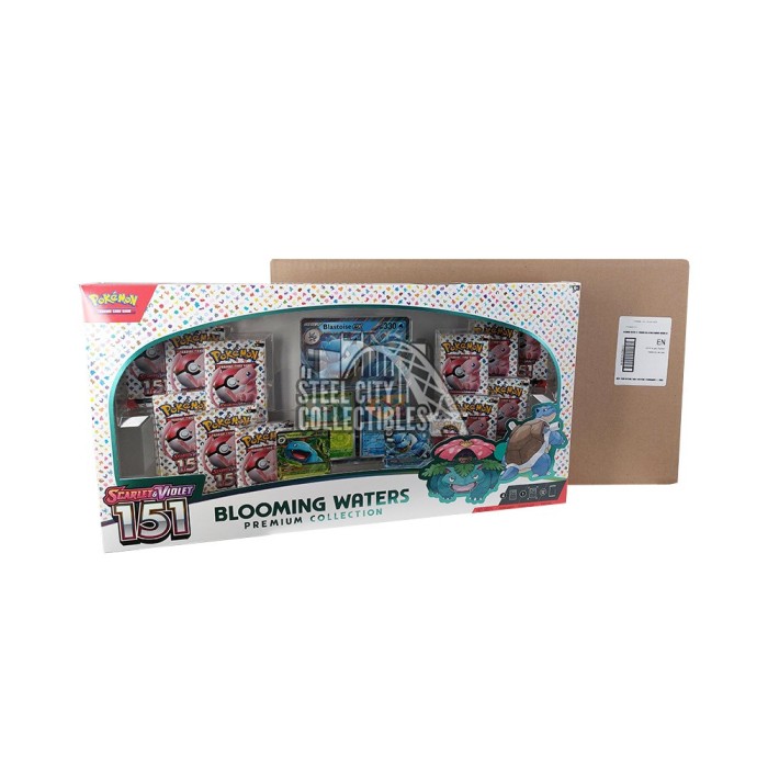 Pokemon Scarlet & Violet 151 Blooming Waters Premium Collection 6-Box ...