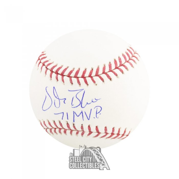 Vida Blue "71 MVP" Autographed Official MLB Baseball - BAS COA | Steel ...