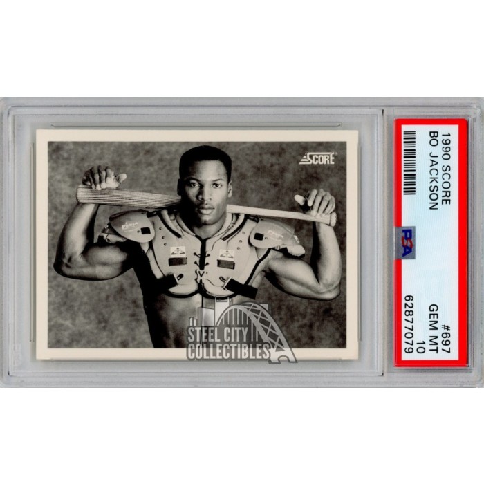 Bo Jackson 1990 Score Bo Knows Card #697 PSA 10 Gem Mint | Steel City ...