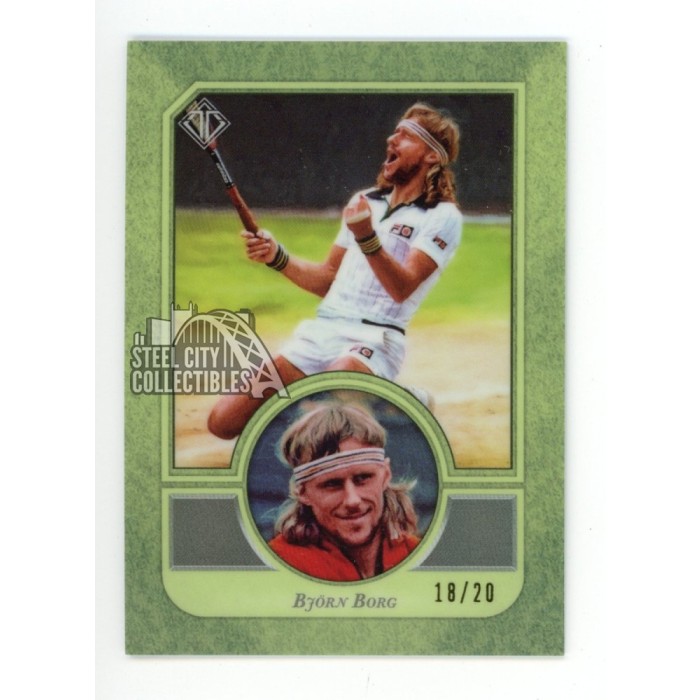 Bjorn Borg 2020 Topps Transcendent VIP Card #38 /20 | Steel City ...