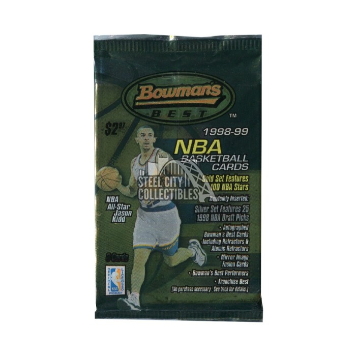 1998-99 Bowman's Best Basketball Pre-Priced Retail Pack | Steel City ...