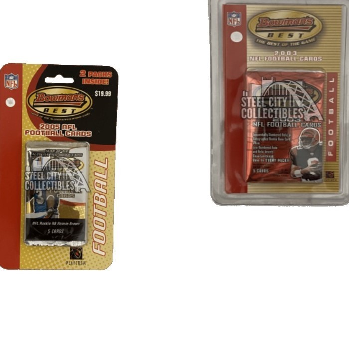 2003 & 2005 Bowmans Best Football 5-Blister Pack Each ( 10 Packs Total ...