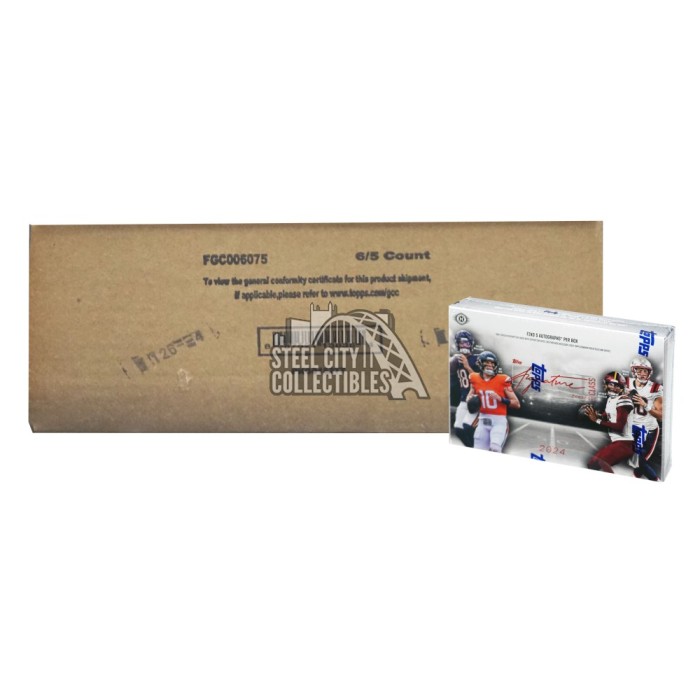 2024 Topps Signature Class Football Hobby 6-Box Case | Steel City ...
