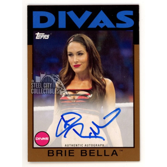 Brie Bella 2016 Topps WWE Divas Autograph Card 40/99 | Steel City ...