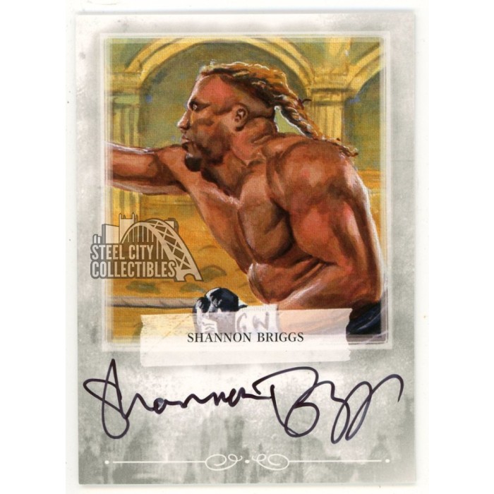 Shannon Briggs 2010 Sport Kings Boxing Autograph Card #A-SB1 | Steel ...