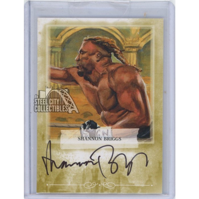 Shannon Briggs 2010 Ringside Round 2 Boxing Gold Autograph Card #A-SB1 ...