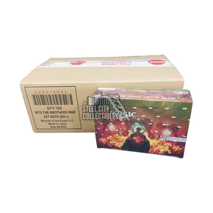 Magic the Gathering Brothers War Set Booster 6-Box Case | Steel City ...