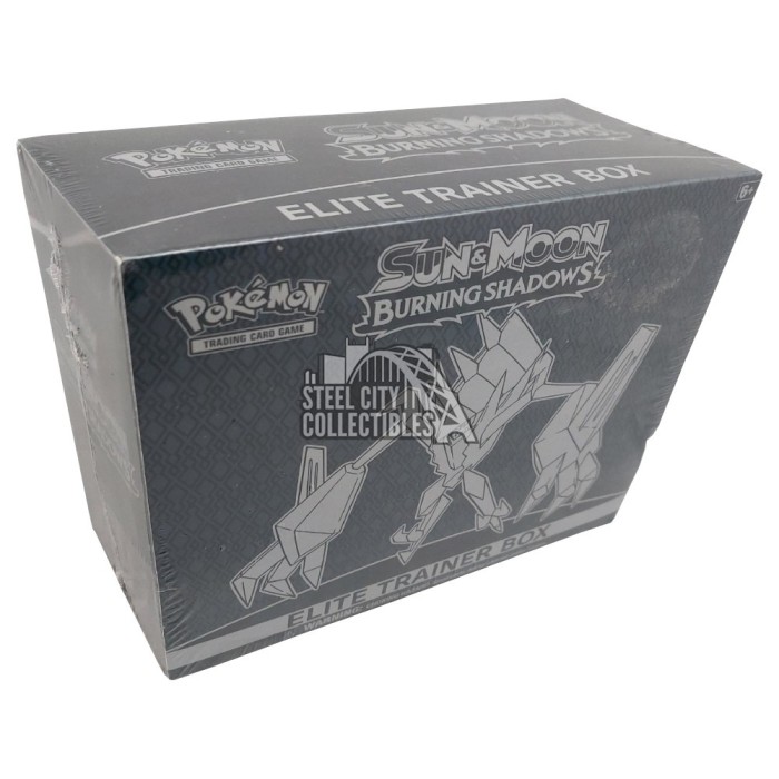 Pokemon Sun & Moon Burning Shadows Elite Trainer Box | Steel City ...