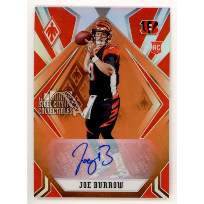 Joe Burrow 2020 Panini Phoenix Autograph Rookie Card #101 17/20 | Steel ...