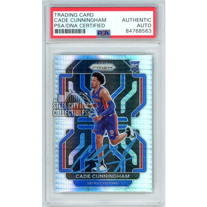 Cade Cunningham 2021-22 Panini Prizm Hyper Autograph Rookie Card #282 ...
