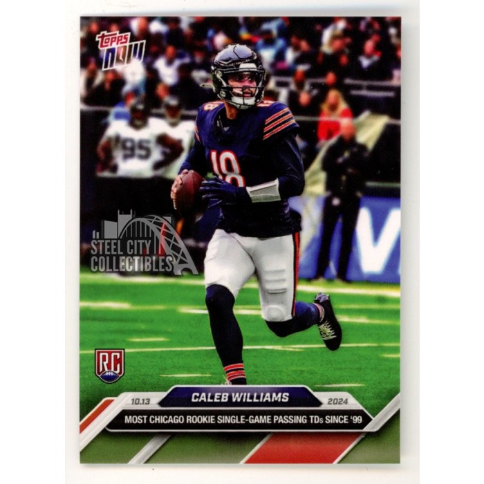 Caleb Williams 2024 Topps Now Football Rookie Card #9 | Steel City ...