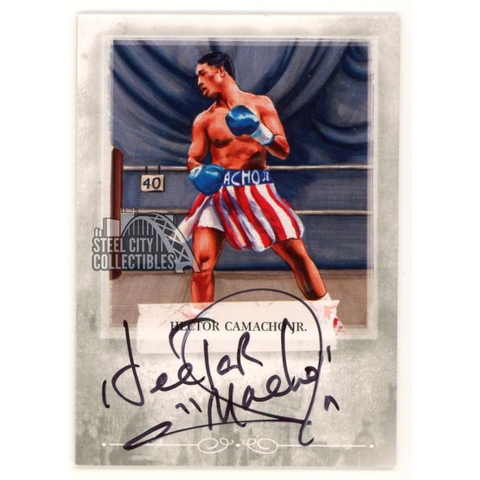 Hector Camacho Jr 2010 Sport Kings Boxing Autograph Card #A-HCJ2 ...