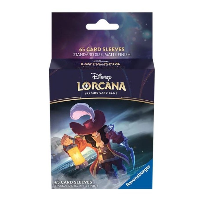 Lorcana The First Chapter Captain Hook Card Sleeves Pack | Steel City ...