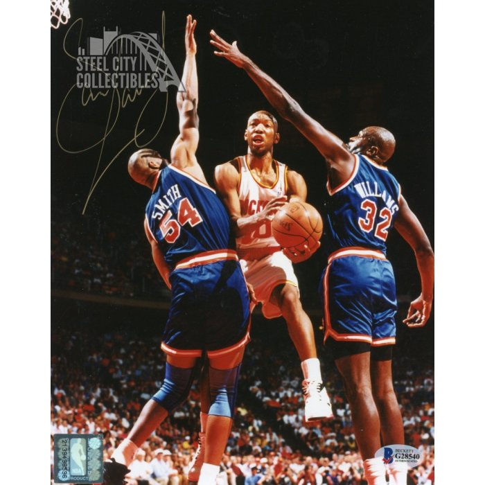 Sam Cassell Autographed Houston Rockets 8x10 Photo - BAS COA | Steel ...