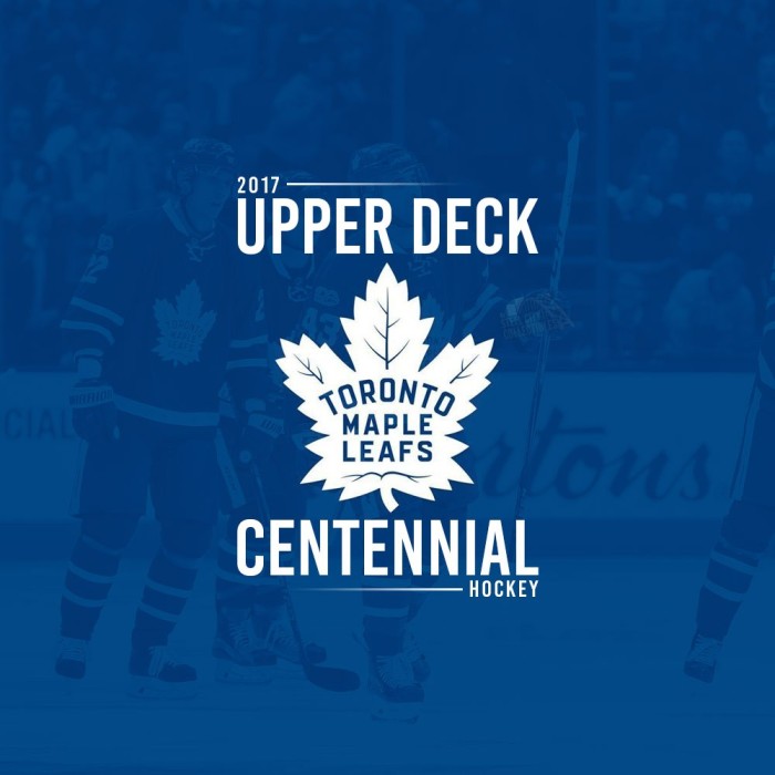 2017-18 Upper Deck Toronto Maple Leafs Centennial Hockey Tin | Steel City Collectibles