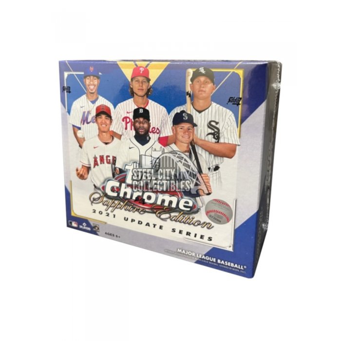 2021 Topps Chrome Update Baseball Sapphire Edition Box | Steel City ...